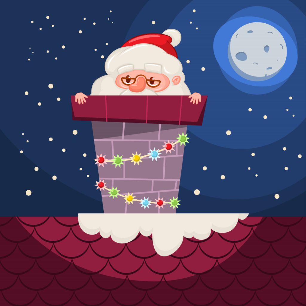 Santa Got Stuck in the Chimney – Kenn Nesbitt's Poetry4kids.com
